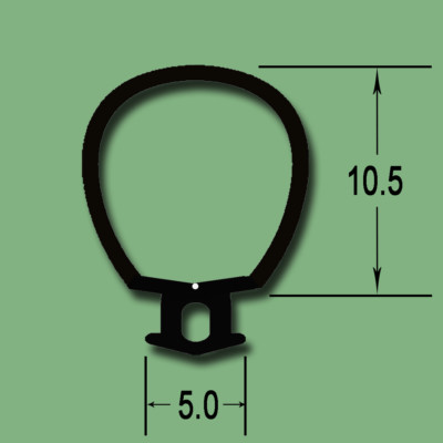 LARGEST BLACK UPVC DRAUGHT EXCLUDER RUBBER GASKET WINDOW DOOR SEAL ...