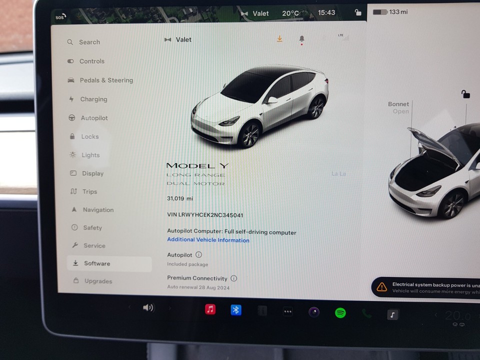 TESLA 5YJY MODEL Y LONG RANGE AWD ELECTRIC 2022 16V LI-ION BATTERY | eBay