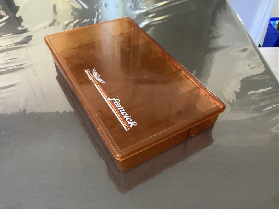 Vintage Fenwick Woodstream Sun Shield Tackle Box | eBay