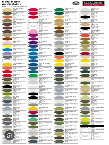 TESTORS MODEL MASTER Acryl Paint 4780 Schwarzgrun RLM 70- 1/2 fl. oz ...