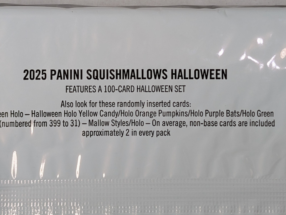 Factory Sealed Halloween Bundle Box 2025 Panini Squishmallows Trading ...