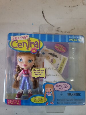 Vtg SECRET CENTRAL CLASS OF '04 Emma Emerson 3" FIGURE/DOLL SEALED ...