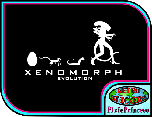 Alien Xenomorph I Vinyl Sticker Vehicle Car Van Motorbike Wall Art ...
