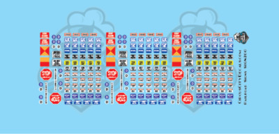 Railroad Signs HO Scale Decal Set | eBay