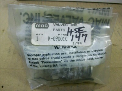 MAC VALVES K-09001C REBUILD KIT (5 SETS) | eBay