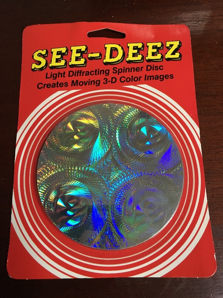 See-Deez Light Diffracting Spinner Disc (Vintage )RARE #1-VERY RARE ...