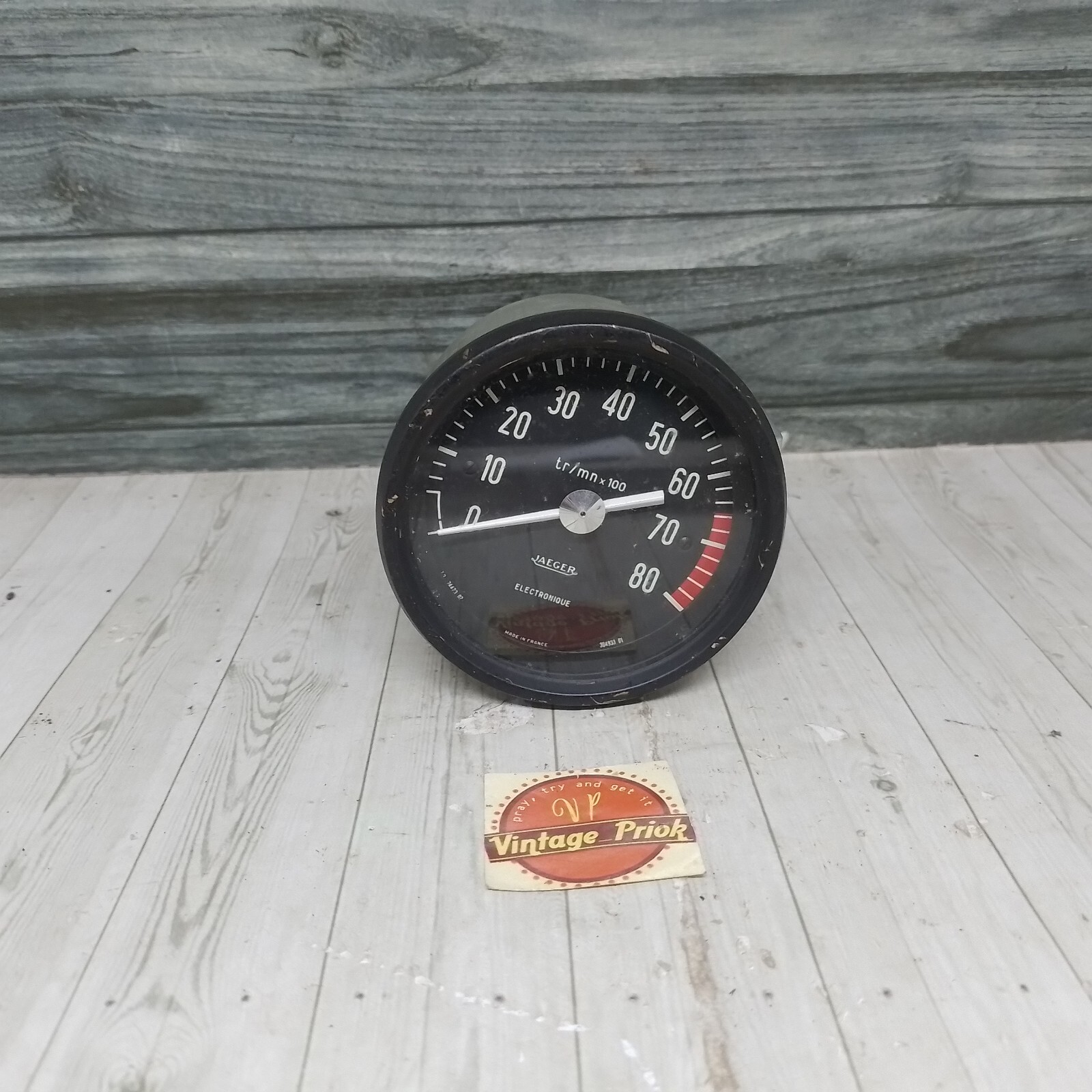 Vintage Jaeger Tachometer 12V Car Individual Gauges 310396 02 01 NOS | eBay