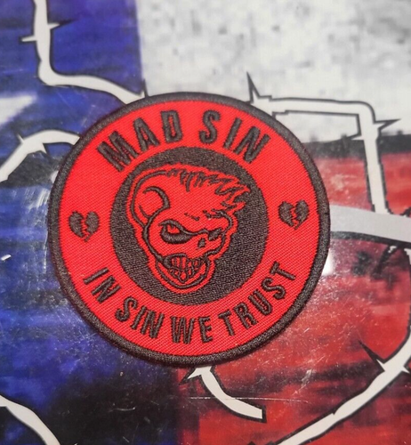 EMBROIDERED MAD SIN PSYCHOBILLY ROCK BAND PATCH (Please Read Ad) | eBay