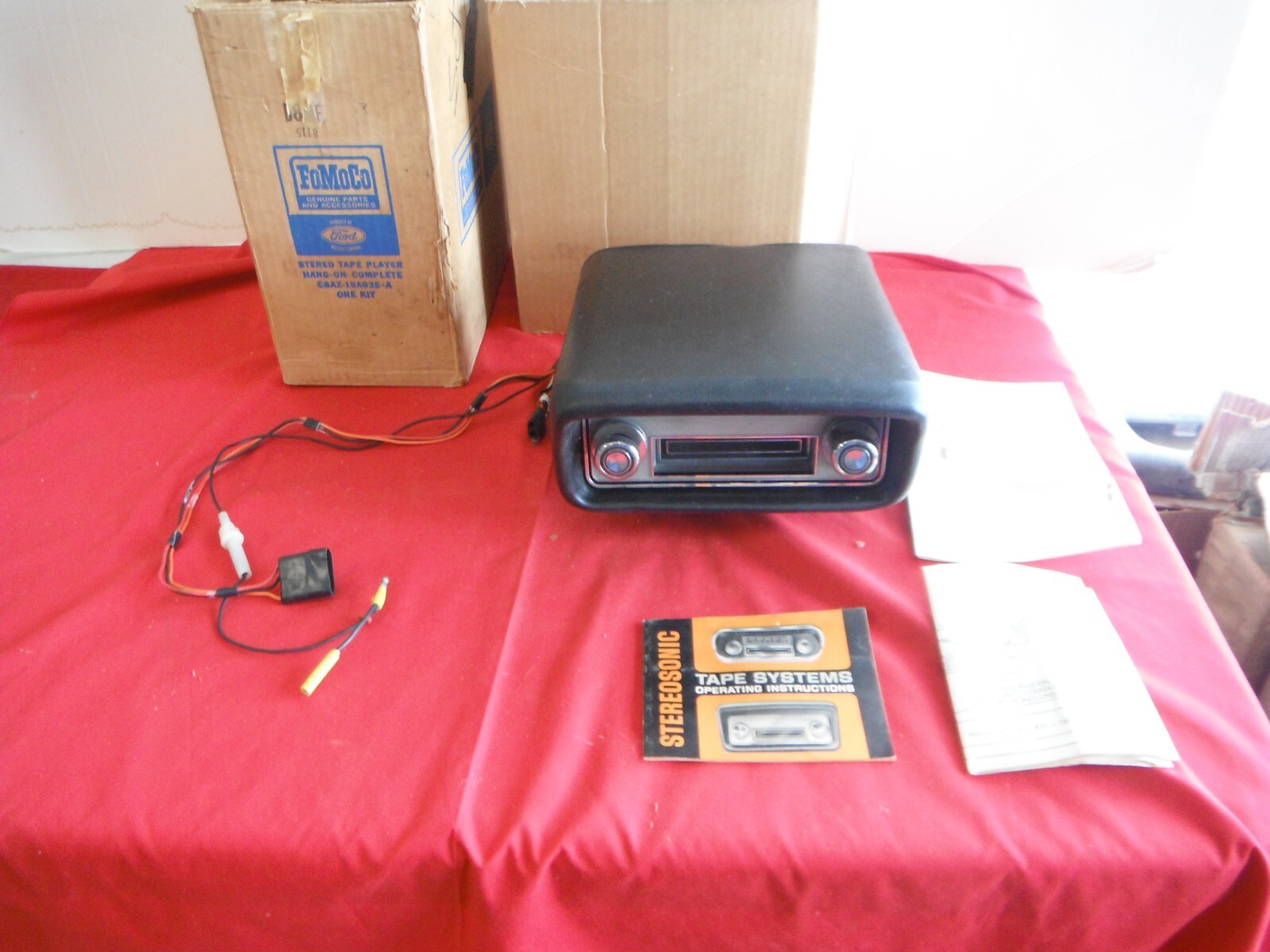 FORD NOS 1968 8 TRACK TAPE PLAYER MUSTANG FAIRLANE MERCURY WITH BOX | eBay