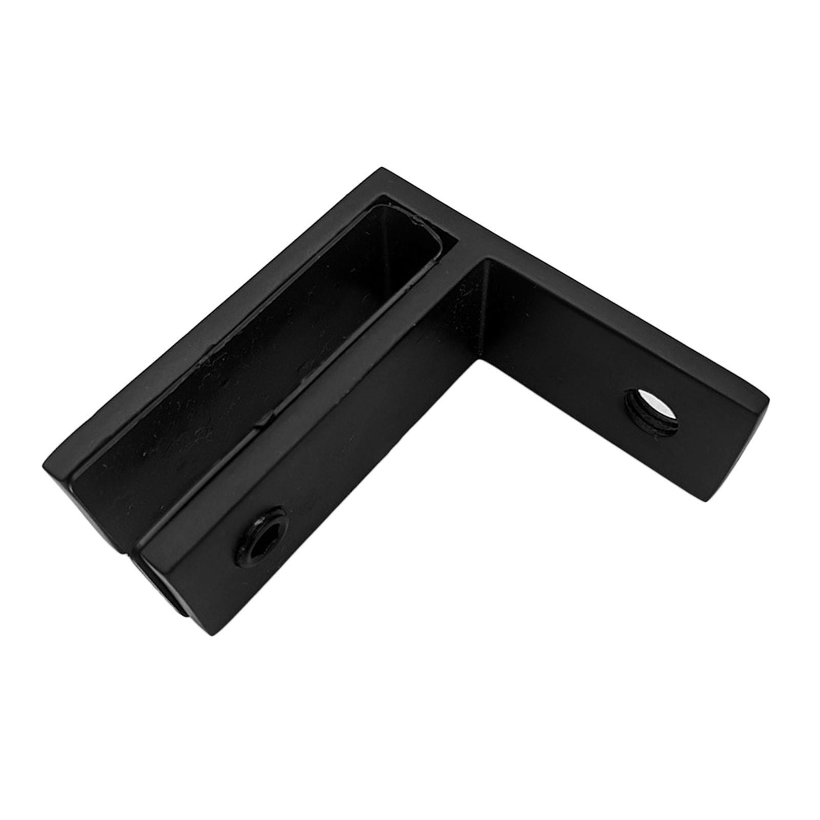 Wall-to-glass Railing Clamp Bracket for Balustrade Balcony Deck Fence ...