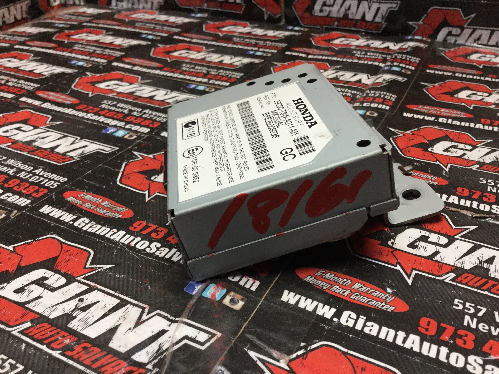 14 15 HONDA ACCORD CHASSIS BRAIN BOX BODY CONTROL MODULE BCM ACTIVE ...