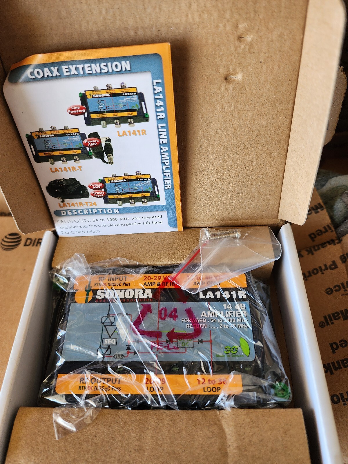 Sonora La141r-t SWM 14db Gain Line Amp With 12v Power Supply for sale ...