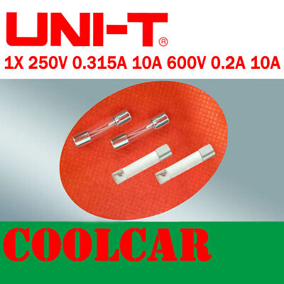 UNI-T 250V 0.315A 10A 600V 0.2A 10A Fast blow FUSE for UT105 Multimeter ...