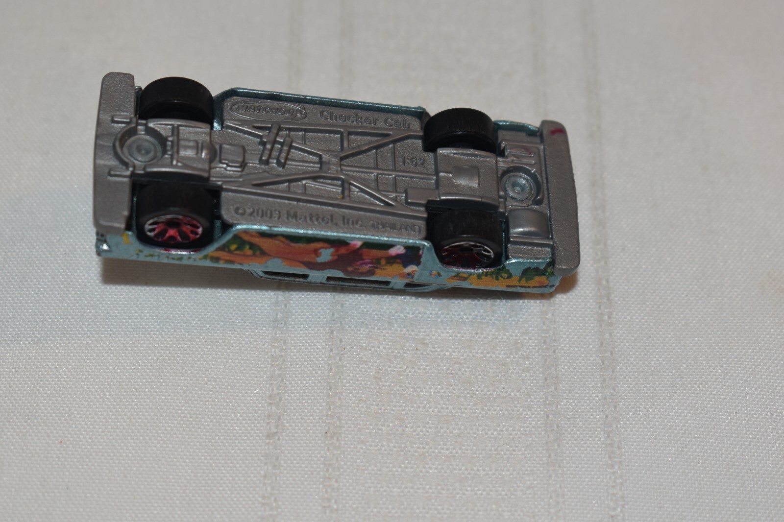 Matchbox 2003 Blue Checker Cab Go Diego Go 1:62 scale Made in Thailand ...