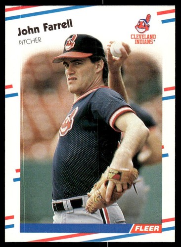 1988 Fleer Baseball Card John Farrell Cleveland Indians #608 | eBay