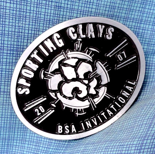 BSA Invitational 2007 Sporting Clays Belt Buckle Boy Scouts DynaBuckle ...