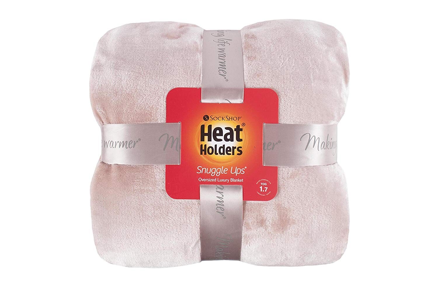 1.7 Tog Heat Holder Thermal Soft Fleece Blanket in Pink 180cm x 200cm ...