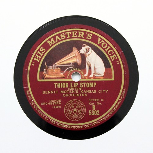 BENNIE MOTEN'S KANSAS CITY ORCHESTRA "Thick Lip Stomp" HMV B-5302 [78 ...