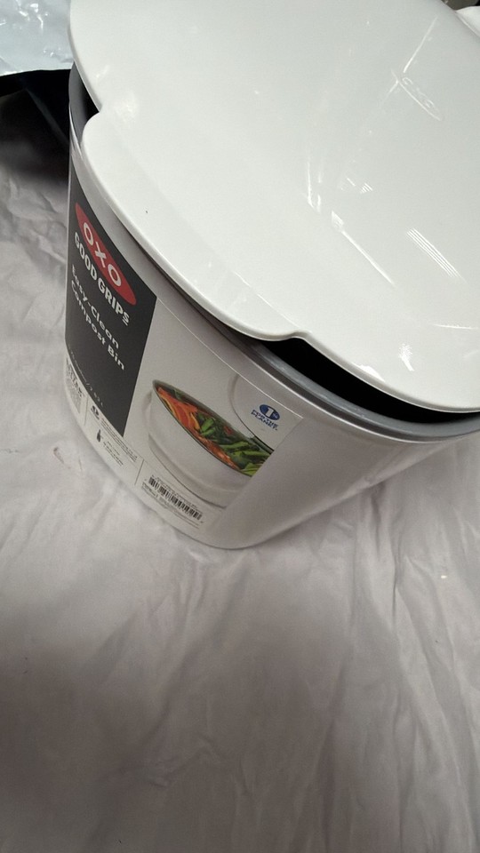 RE-USEAB Compost Bin 2.83L Easy Clean Plastic Lid flips Good Grips ...