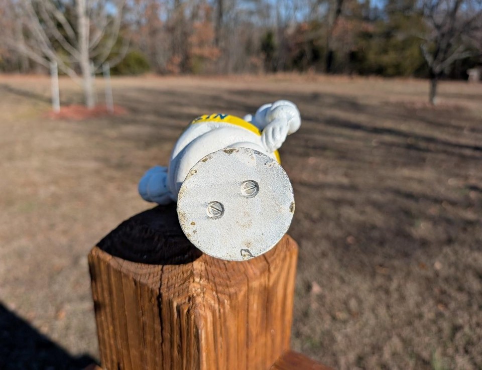 9" MICHELIN MAN CAST IRON BANK TIRE ADVERTISING BANK BIBENDUM ...