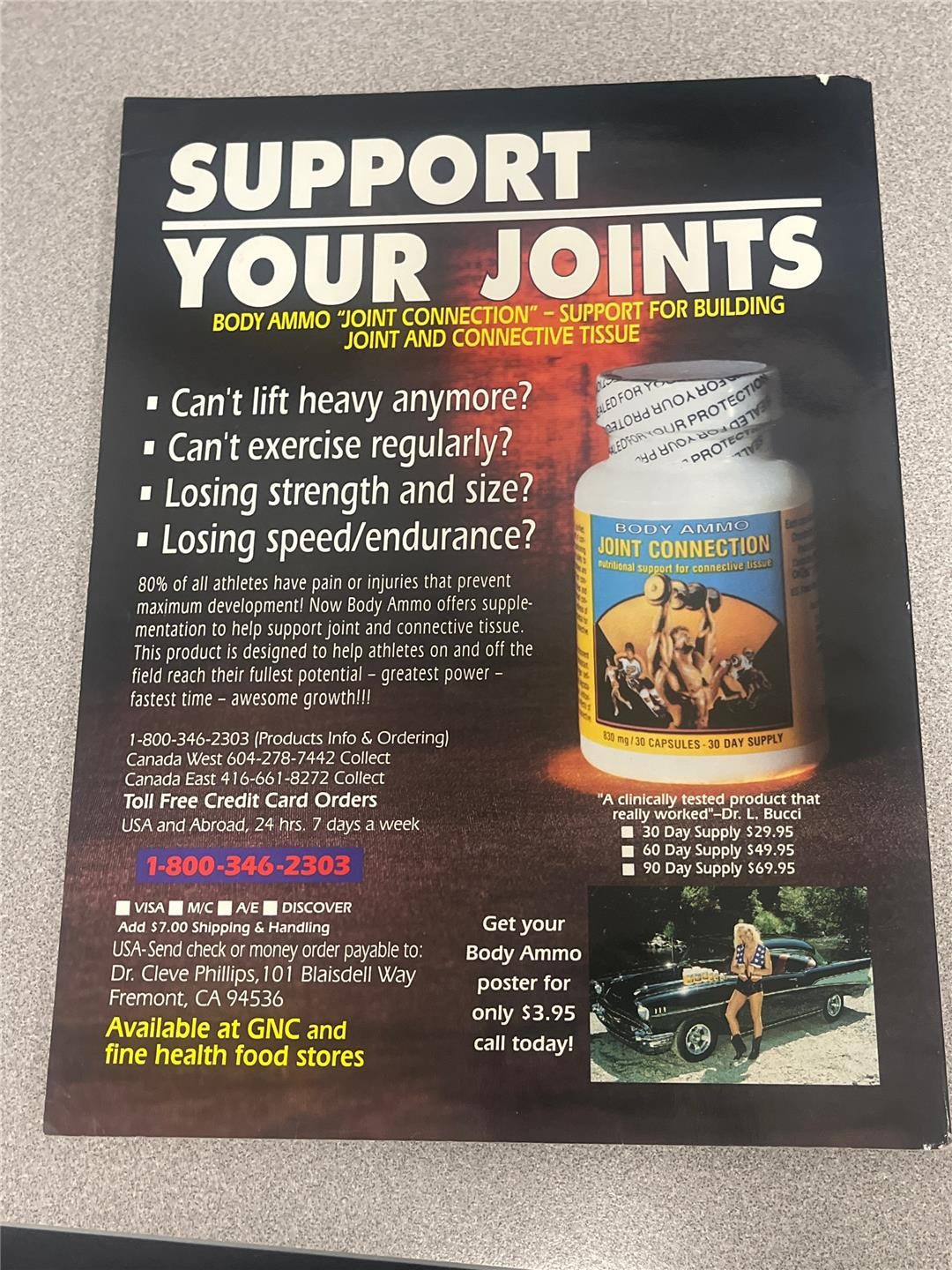 FLEX bodybuilding muscle magazine Ms Olympia CORY EVERSON with poster 7 ...