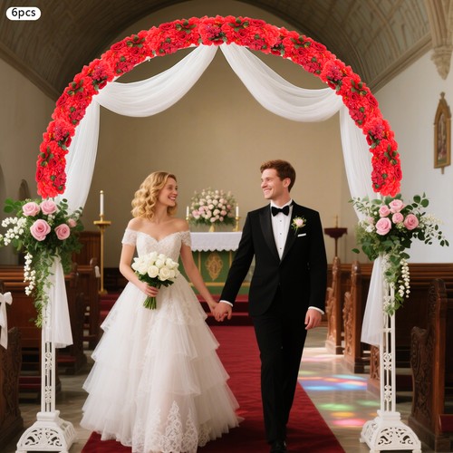 Artificial Flower Wall Panels, Flower Wall Mat,6pcs Flower Wall ...