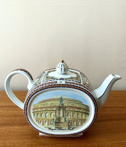 VTG JAMES SADLER LANDMARKS ROYAL ALBERT HALL Oval Teapot + Lid NWOB | eBay