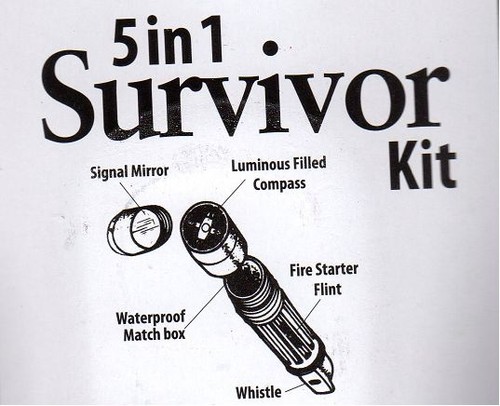 5-in-1 Survivor Hiking Kit Wholesale 12 Pack -Compass, Mirror, Whistle ...