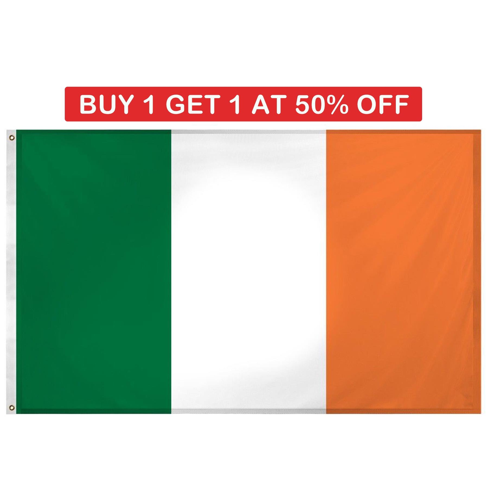 Large Irish Flag Ireland Republic Dublin St Patrick Day Football Rugby ...