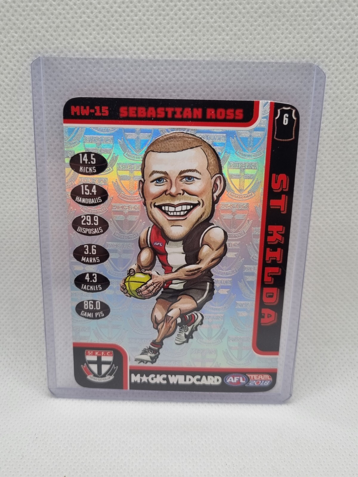 Sebastian Ross magic wild wildcard 2018 card MW-15 Saint Kilda Saints ...