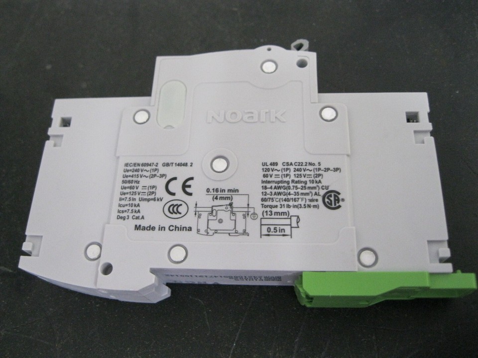 Noark B1N Circuit Breaker 1P 5A | eBay