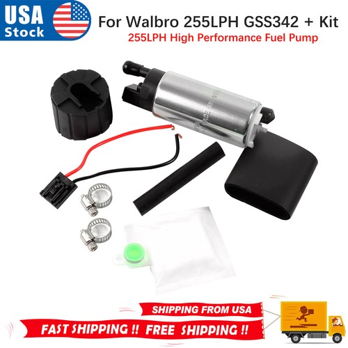 For Walbro TI 255LPH High Performance Fuel Pump Walbro 255LPH GSS342 ...