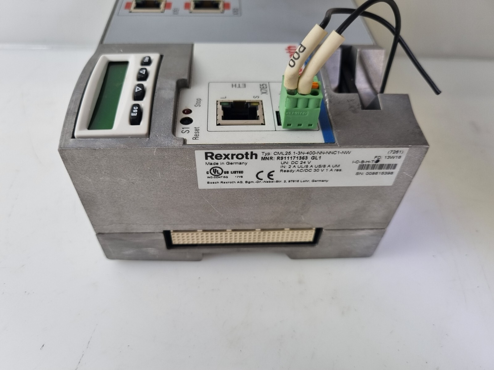 Rexroth IndraControl L25 CML25.1-3N-400-NN-NNC1-NW EXPEDITED SHIPPING ...