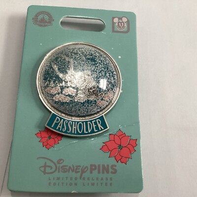 1 OF 2 IN THE WORLD PRE PRINT SNOW GLOBE PIN EPCOT FESTIVAL OF THE ...