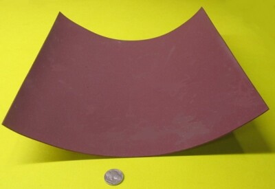 PTFE Rulon LR Sheet, Maroon Tint, 1/16" (.062") Thick x 12.0" x 12.0 ...