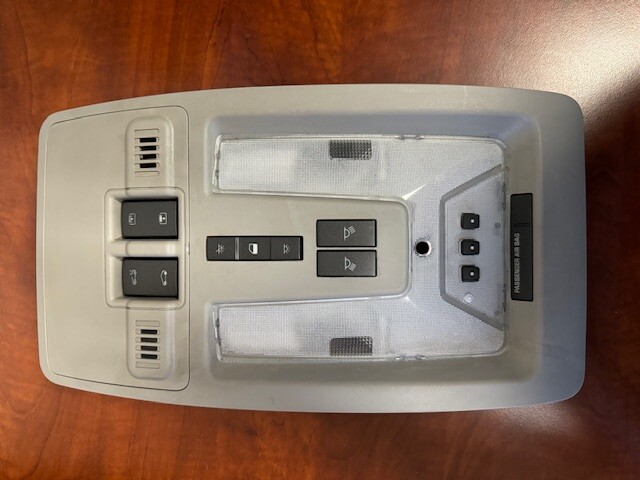 10-16 CadillacSRX Dome Light Lamp Lens Overhead Roof Console Bezel ...