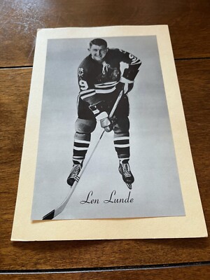 1944-64 Group Two Bee Hive Len Lunde Chicago Black Hawks (VAR.) | eBay