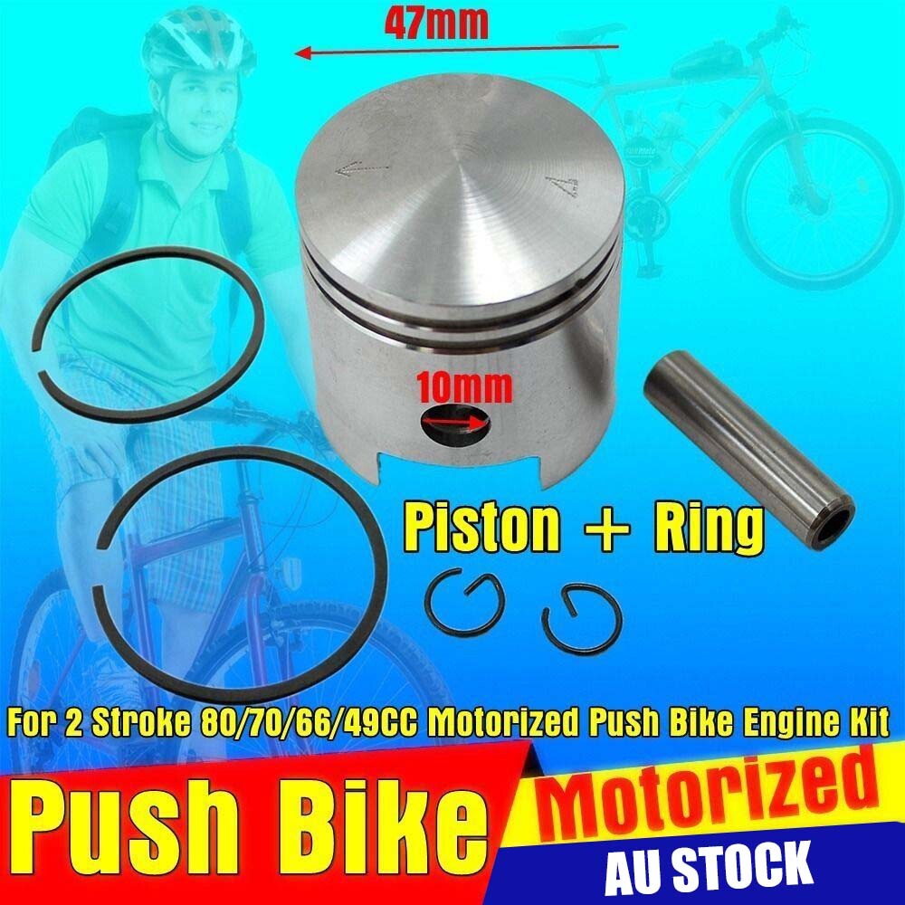 Brand New Piston Ring Kit 80cc Motorised Motorized Bicycle Push Bike ...