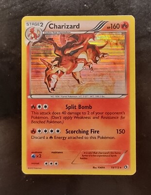 Charizard 19/113 Legendary Treasures Set Holo Rare Pokemon Card | eBay ...
