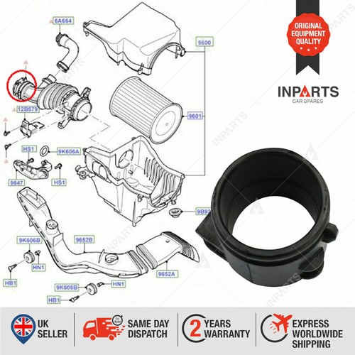 AIR FILTER FLOW INTAKE GASKET HOSE FOR FORD FOCUS CMAX VOLVO C30 S40 ...