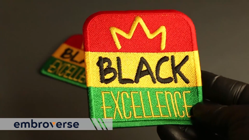 Black Excellence Patch - Melanin Pride - African Tri-Color ...