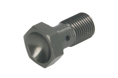 Brake hose screw M10x1 Brembo, colour Titanium fits APRILIA; HONDA ...