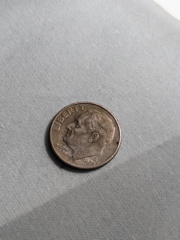 Rare 1998 D Roosevelt Dime Bubble Bulge Error Coin | eBay