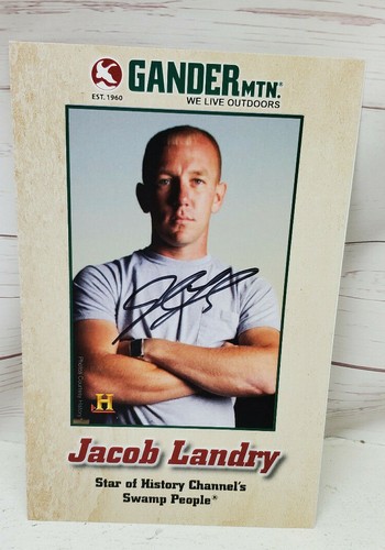 Swamp People Jacob Troy Landry Autographed Photos Auto Signed G1 | eBay