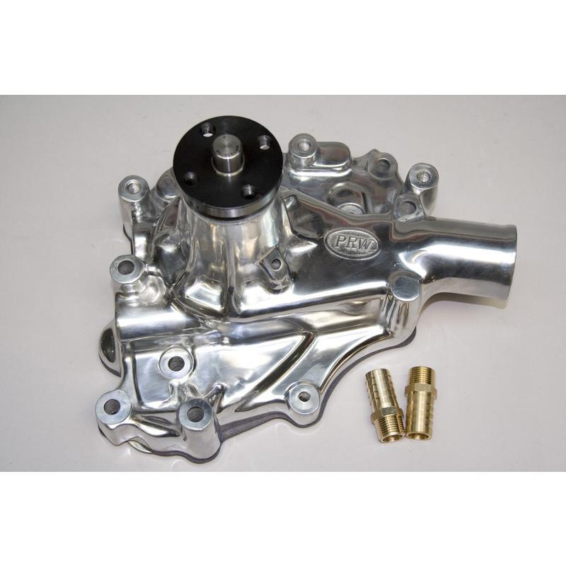 PRW Water Pump 1430210; Quotient PQx High Volume Polished Aluminum for ...