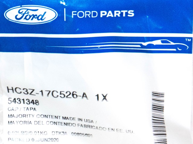 Ford OEM 17-18 F-250 Super Duty HC3Z17C526A Chrome Cap for sale online ...