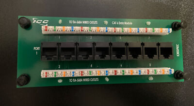 ICC Compact Module, CAT 6 Data, 8-Port, ICRESDPB3C | eBay