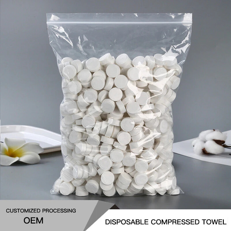 Disposable Compressed Towels Tablet Washcloths Travel Face Wet Wipe AU ...