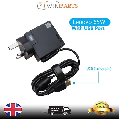 Lenovo THINKPAD T550 20CK000X Genuine Laptop 65W Adapter Power Supply ...