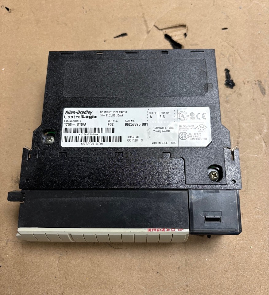 ALLEN BRADLEY 1756-IB16/A SER A CONTROLLOGIX DC INPUT MODULE | eBay